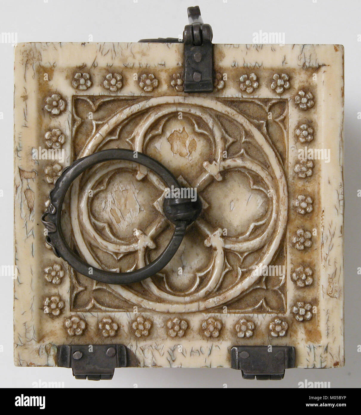 This artifact, a box depicting scenes from the Infancy of Christ, is ...