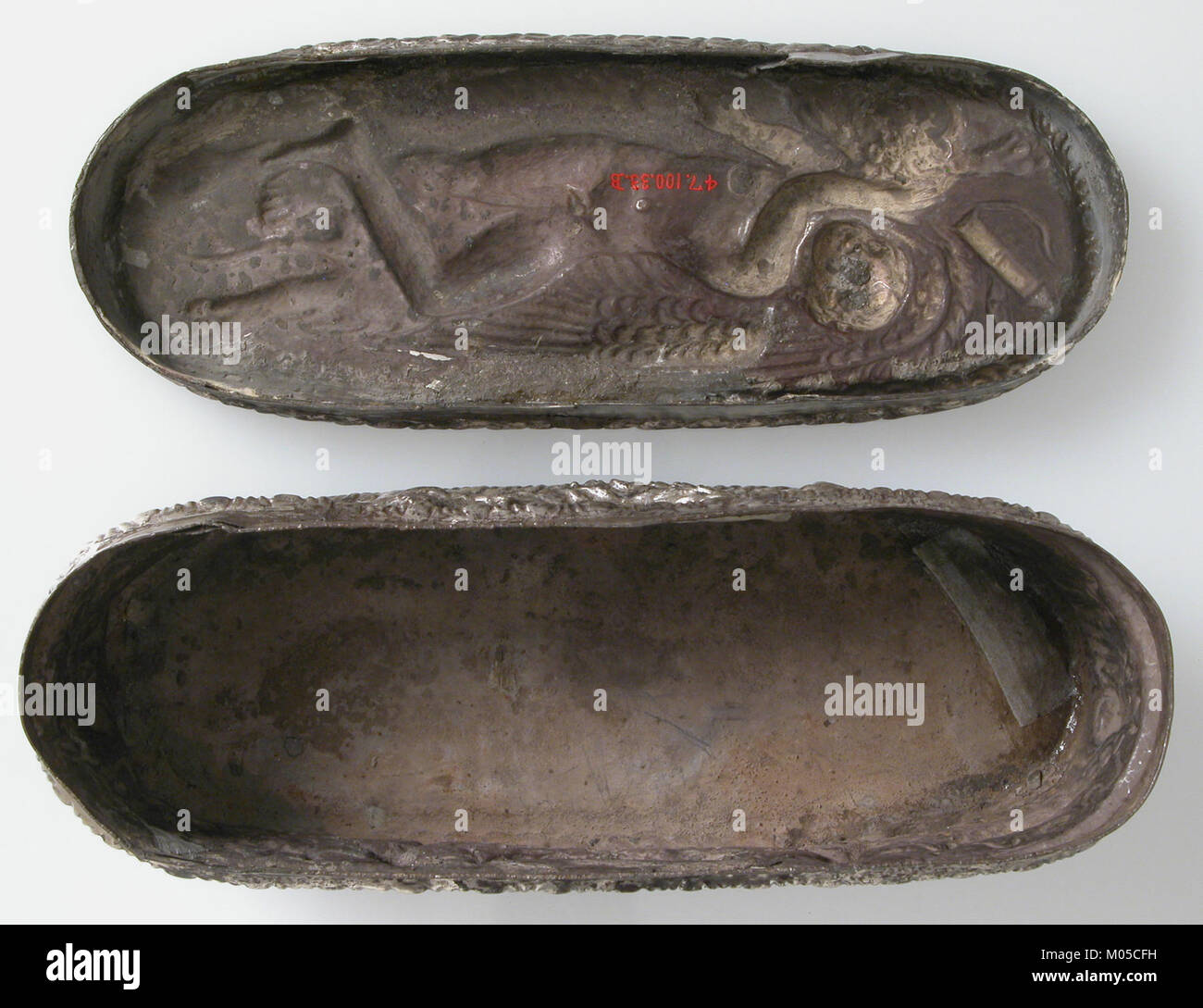 The Box with Sleeping Eros, cataloged under MET sf47-100-33s, is an ...