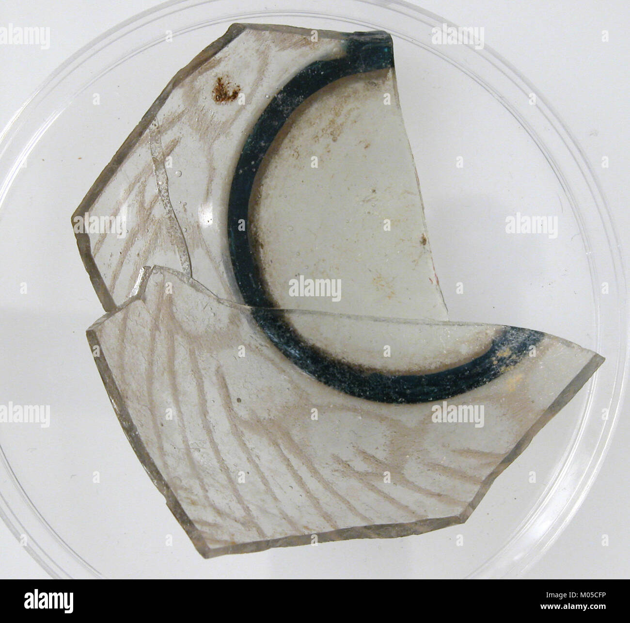 This image captures the bottom of a vessel, showcasing its hull and ...