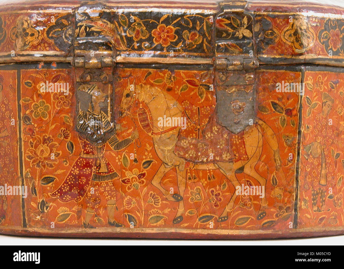 This box, part of the Metropolitan Museum of Art collection, depicts ...