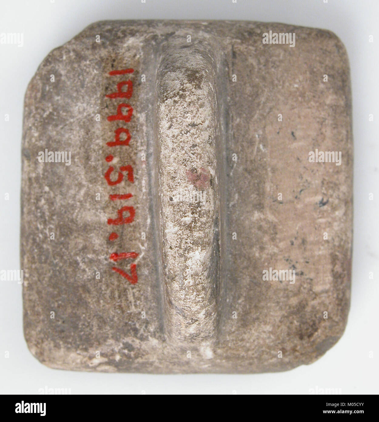 This bread stamp, part of the MET collection, reflects the historical ...