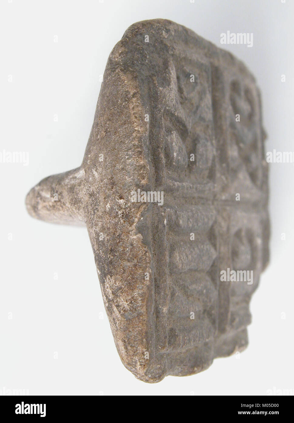 The bread stamp is a historic artifact, used to mark loaves of bread ...