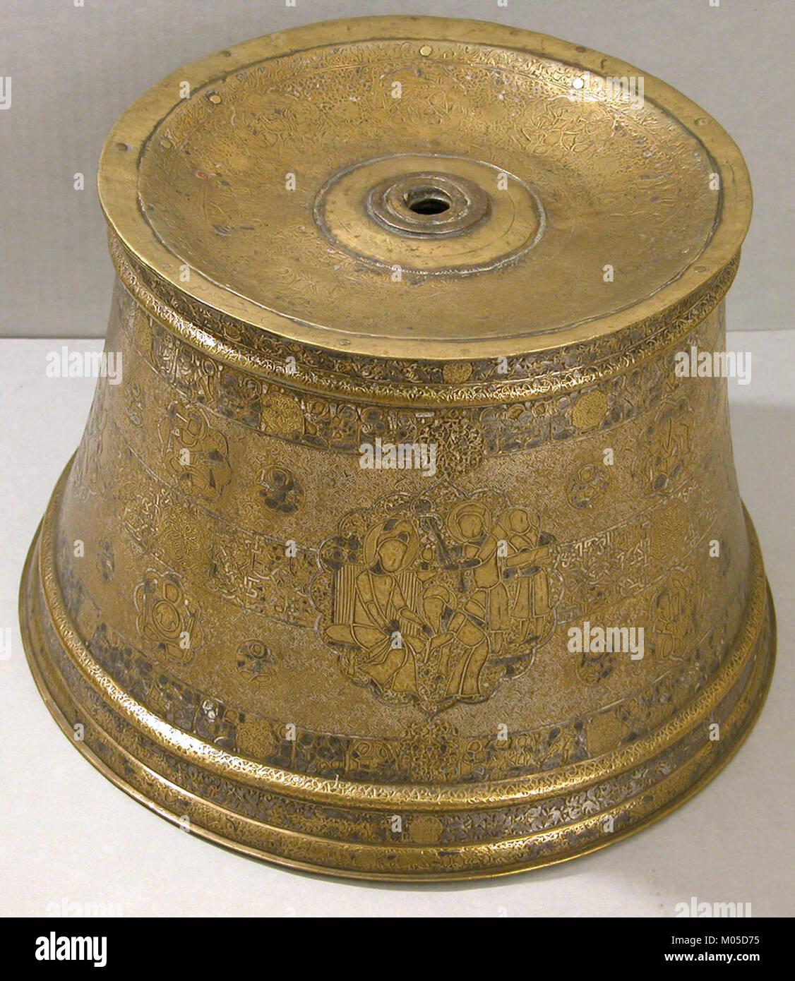 This candlestick, cataloged as MET sf91-1-563a, features an ...