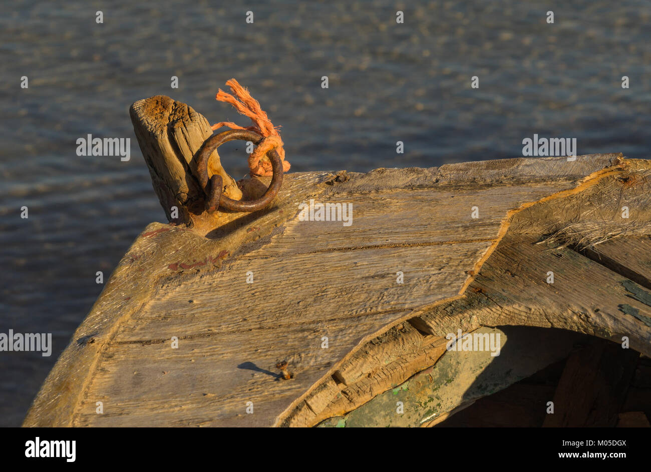 The bow of the bark ship from Aghios Minas in Chalkida, Greece, is an ...