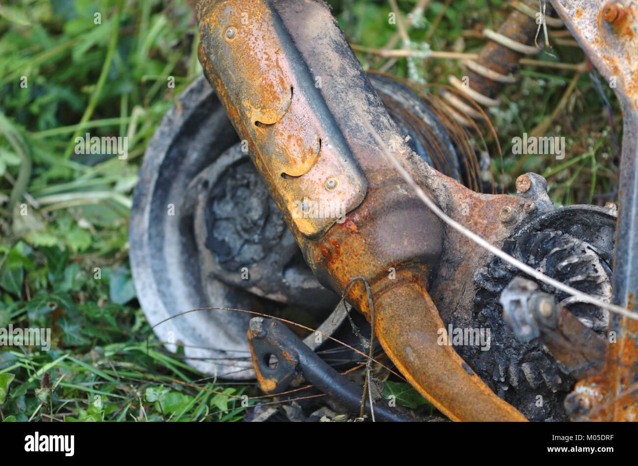 Motorcycle accident scene hi-res stock photography and images - Alamy