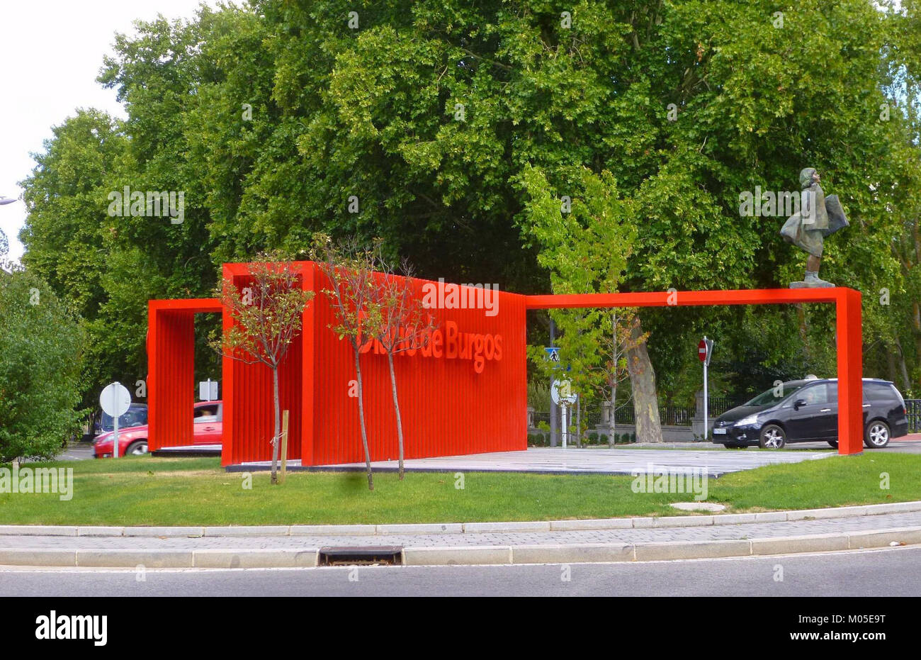 The Rotonda del Diario de Burgos is a famous roundabout in the city of ...