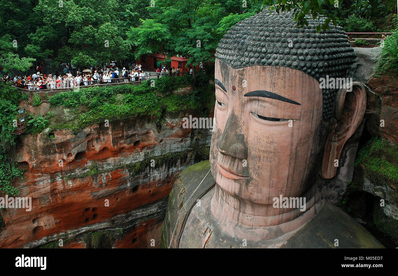 Statue buddha depicting peaceful hi-res stock photography and images ...