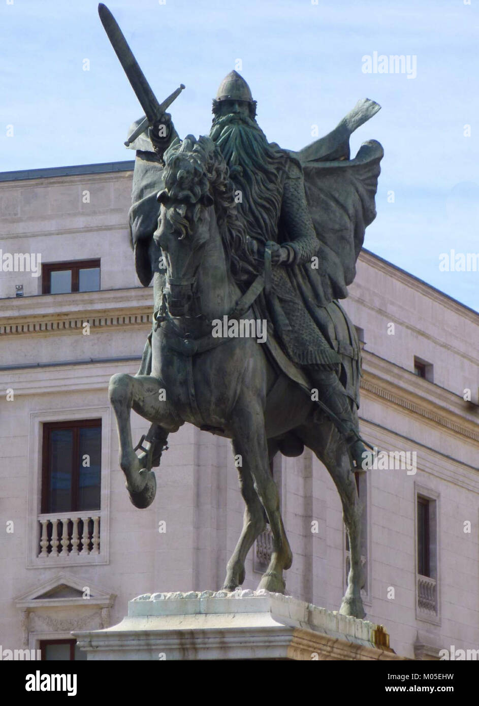 The Statue of El Cid in Burgos, Spain, commemorates the legendary ...