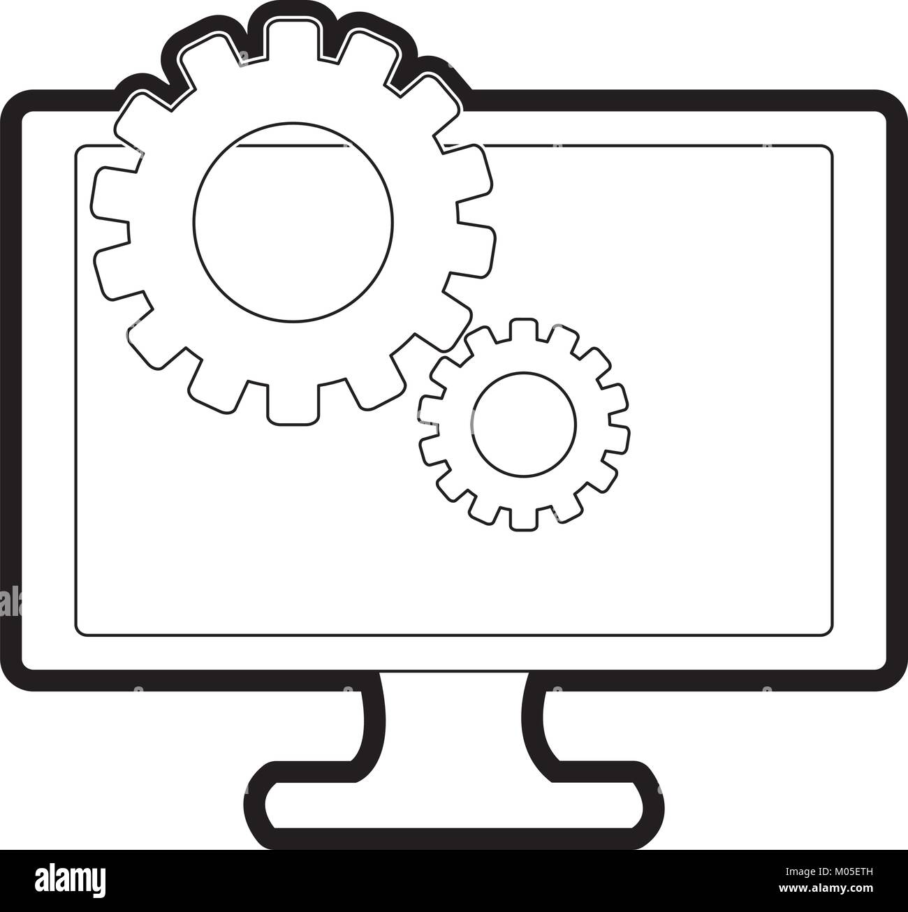 Isolated computer design Stock Vector Image & Art - Alamy