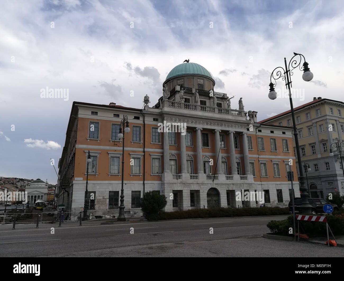 This image showcases a building located in Trieste, Italy. The ...