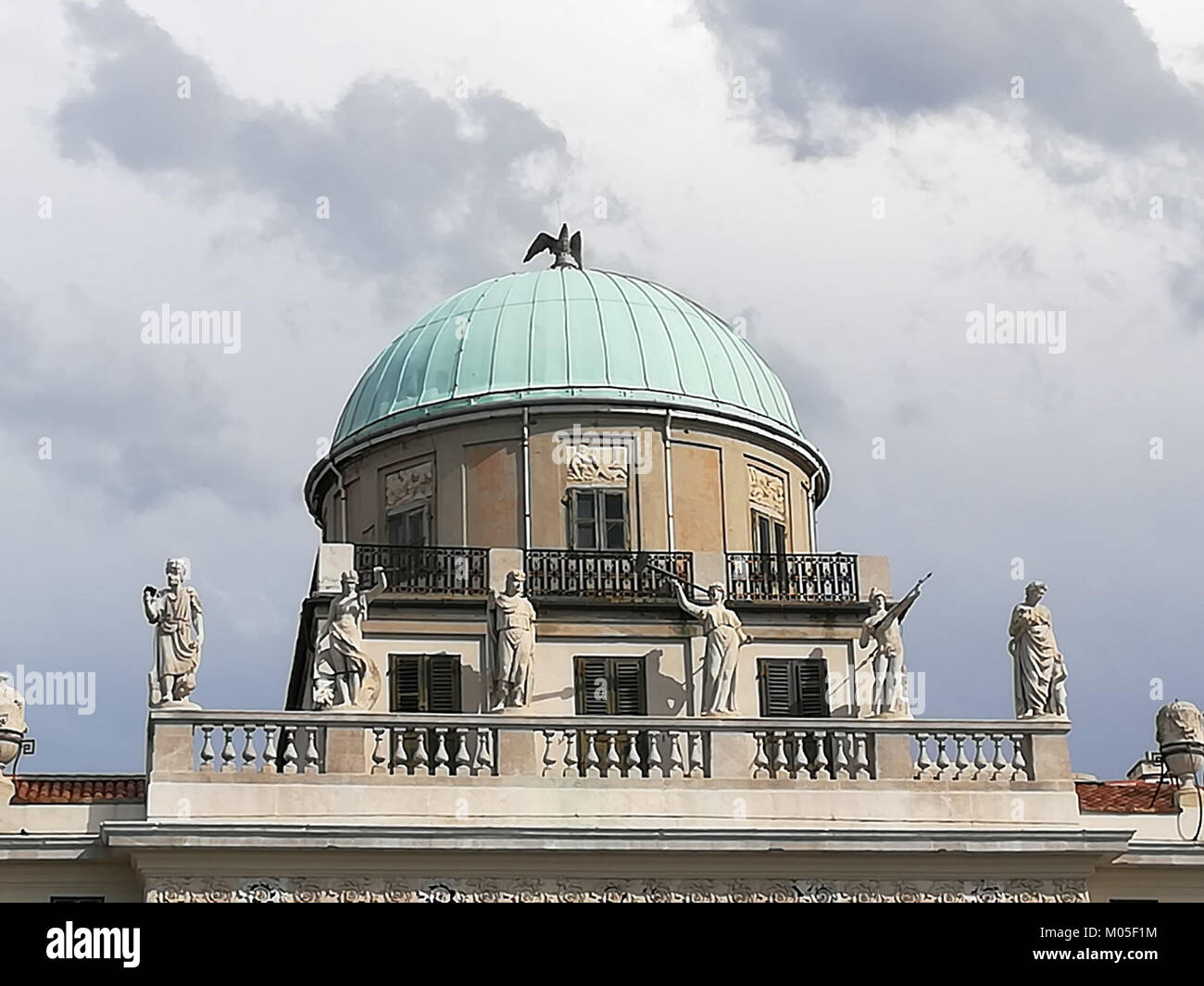 This photograph from Trieste showcases the architectural style and ...