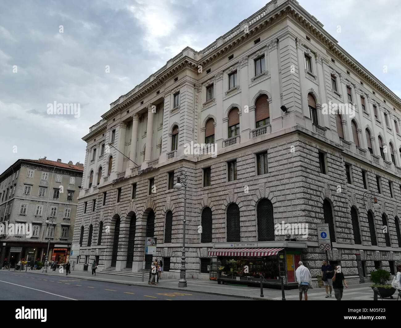 A building in Trieste, Italy, showcasing regional architectural styles ...