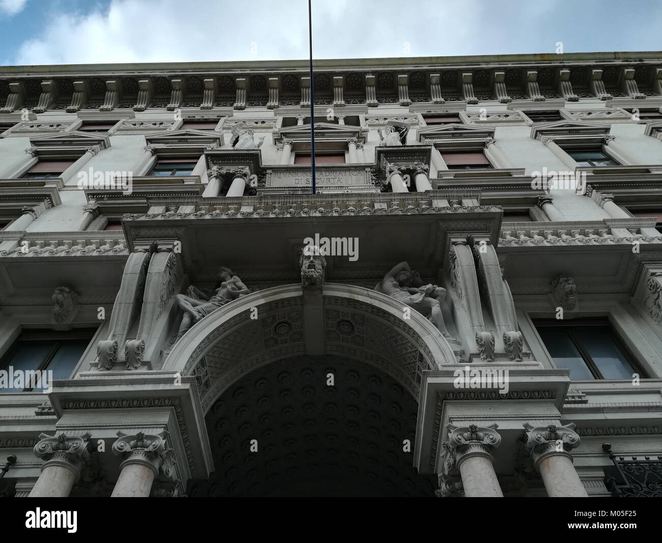 This building in Trieste, Italy, is an example of early 20th-century ...