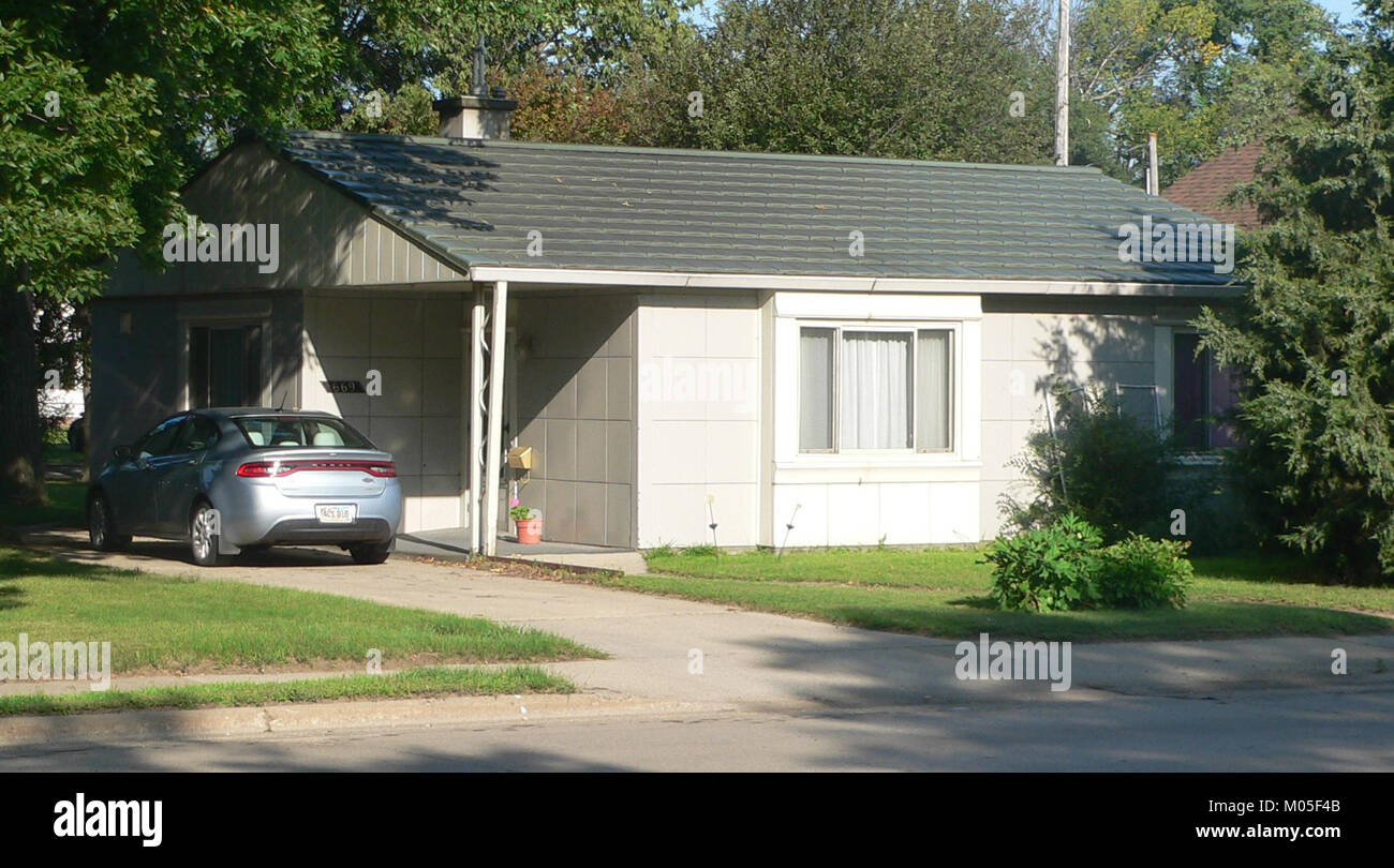 The Bowden-Saunders house, viewed from the southeast, is a notable ...
