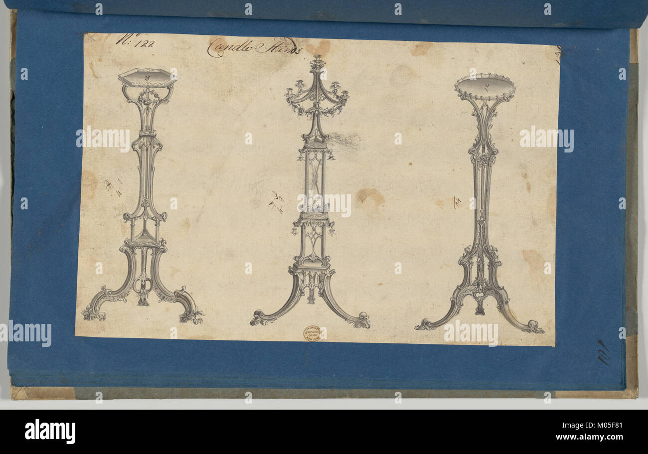 The Candle Stands, featured in *Chippendale Drawings, Vol. I*, are part ...