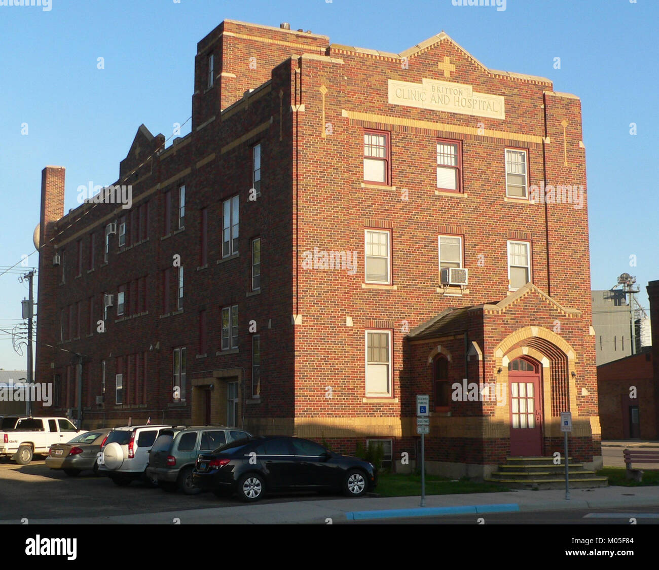 The Britton Clinic and Hospital, as seen from the northwest, is an ...