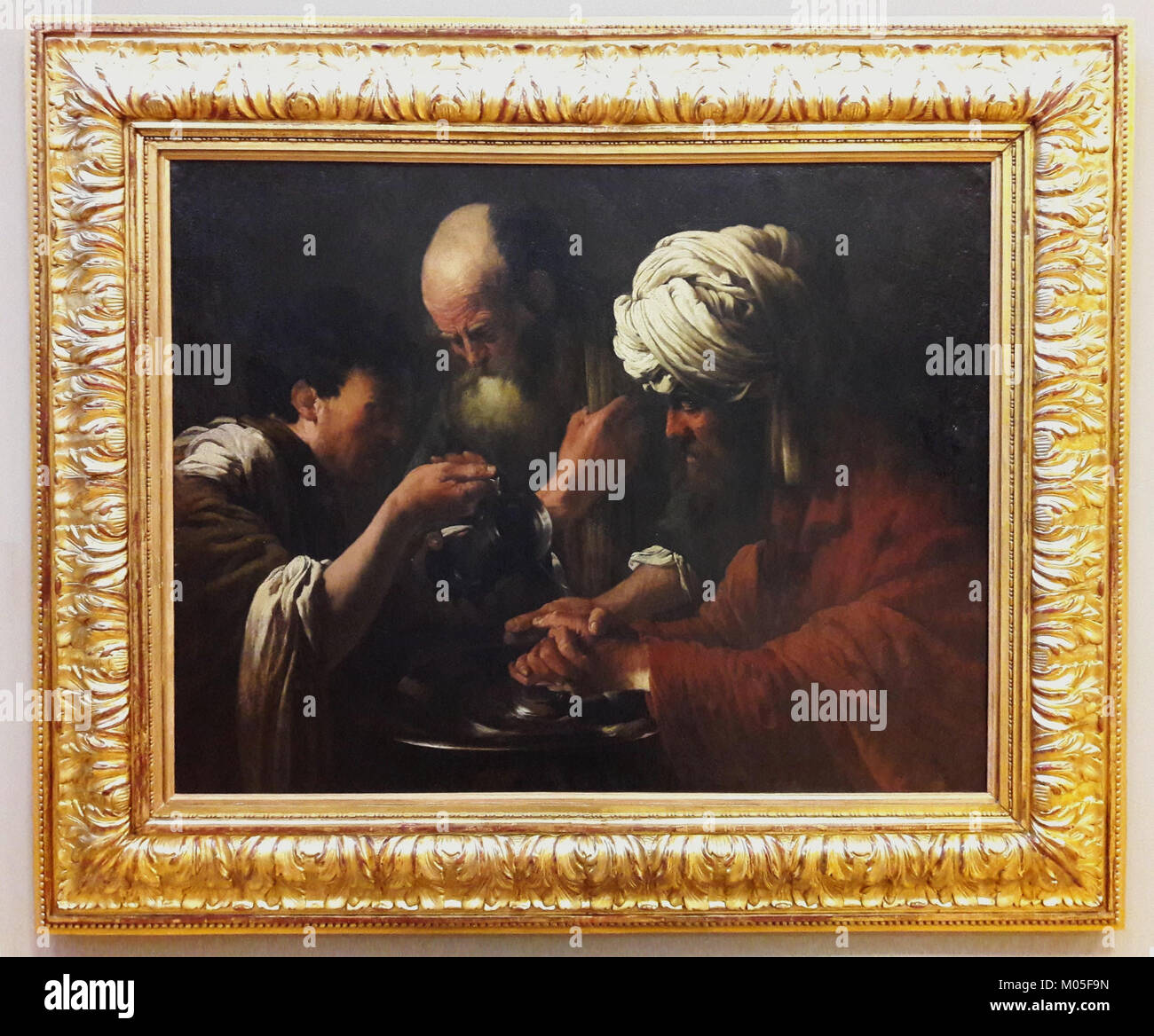 This painting by Hendrick ter Brugghen depicts the biblical scene of ...