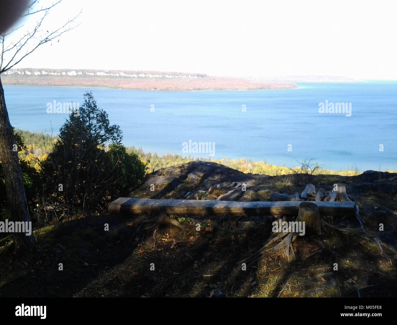 The Bruce Trail at Jones Bluff offers scenic views of Cape Paulett ...
