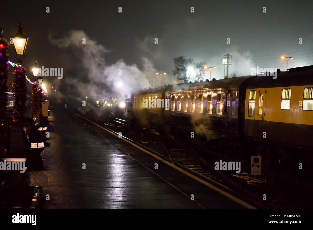 Platform at Severn Valley Railway's Kidderminster station during the ...