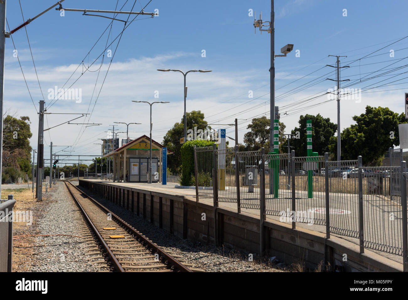 Burswood Railway Station in Perth, Australia, serves as a major ...