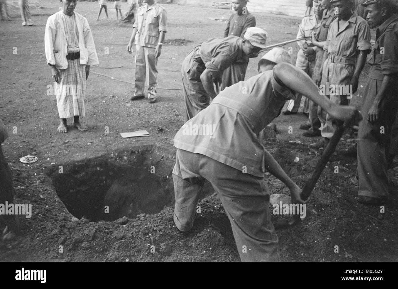 Military camp image Black and White Stock Photos & Images - Alamy
