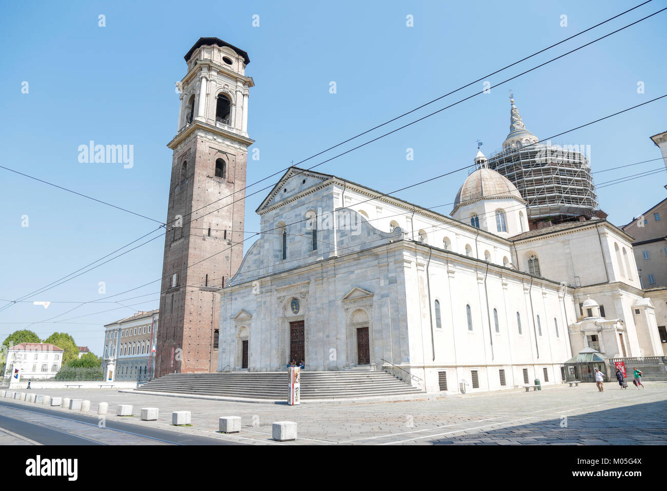 Turin, Italy: historical monuments in the city center such as ...