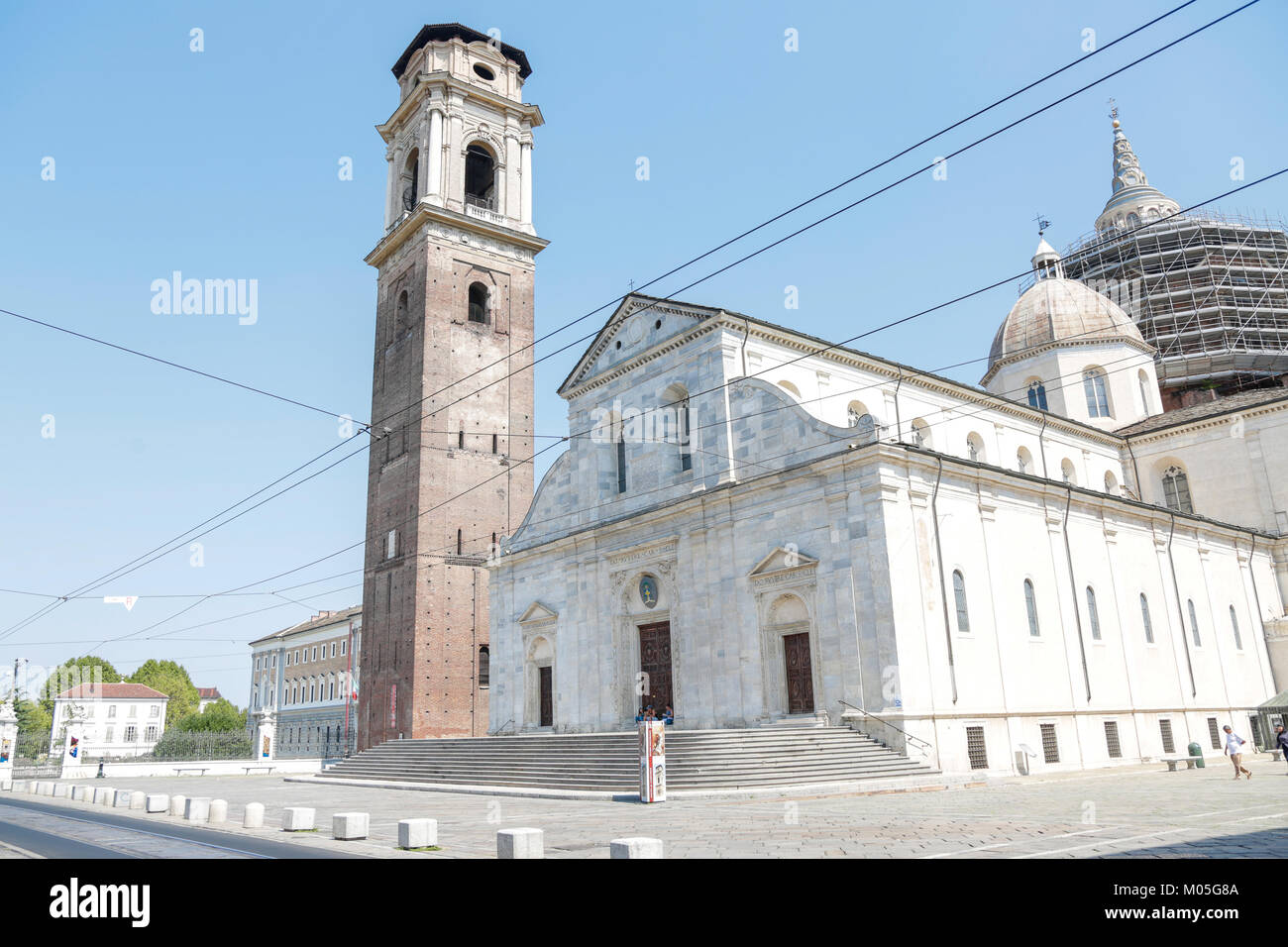 Turin, Italy: historical monuments in the city center such as ...
