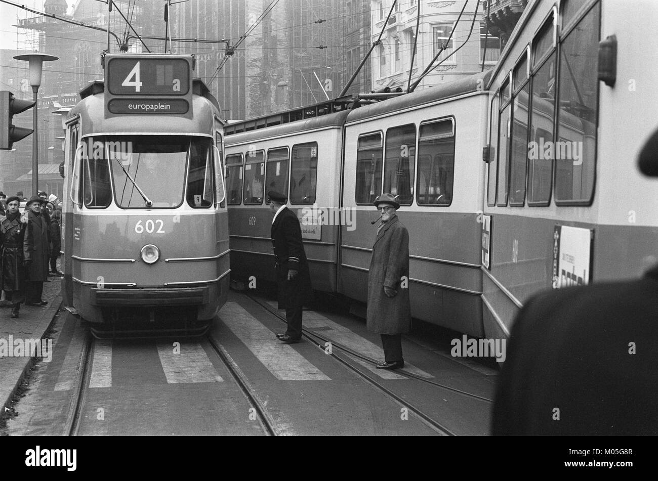 An image documenting the fire at C and A store in Amsterdam ...