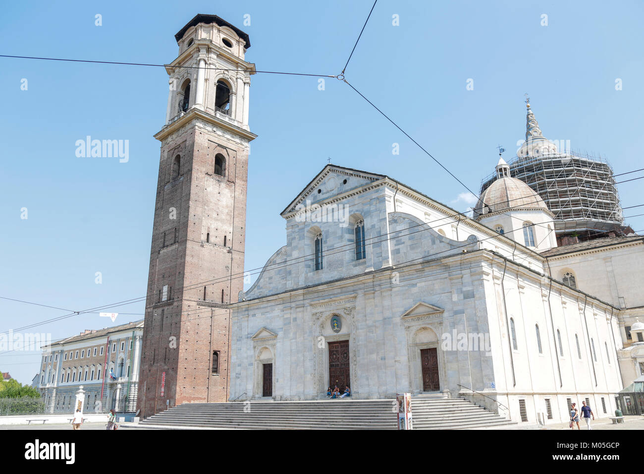 Turin, Italy: historical monuments in the city center such as ...
