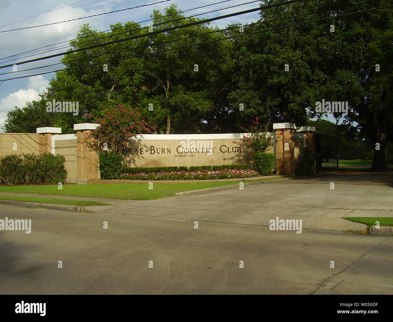 Photograph showcasing the BraeBurn Country Club in Houston, Texas, a ...