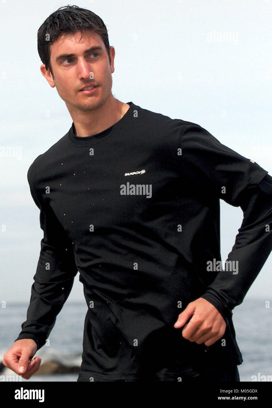 A cropped image of Brendan Brazier, a professional athlete and author ...
