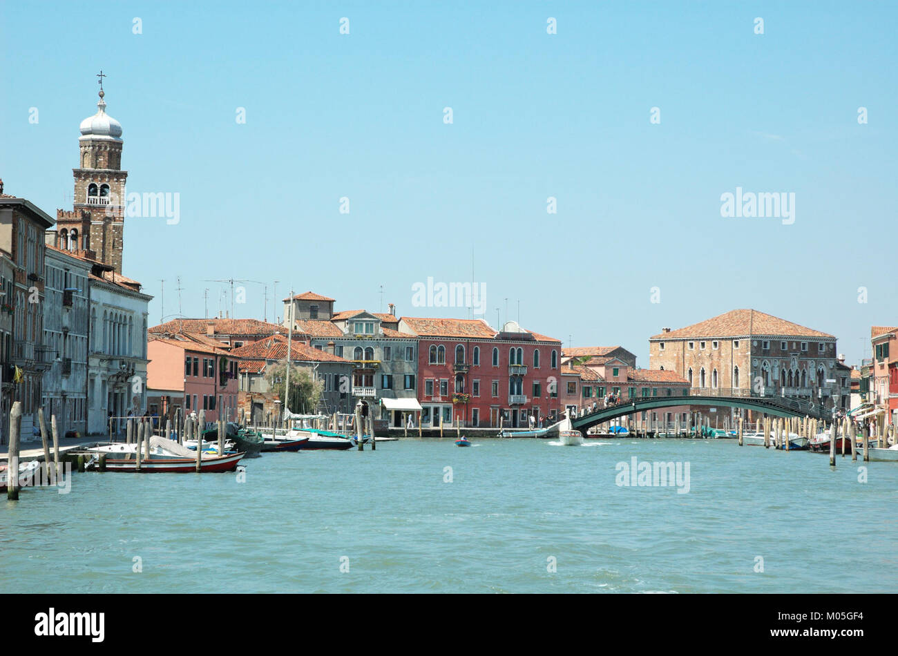 A photograph of the Canal Ponte Lungo in Rome, Italy, capturing its ...