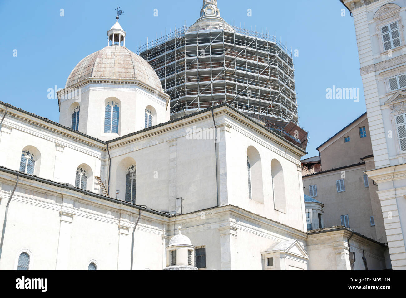 Turin, Italy: historical monuments in the city center such as ...