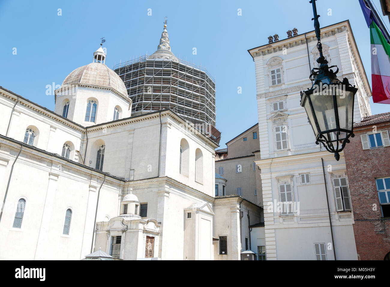 Turin, Italy: historical monuments in the city center such as ...