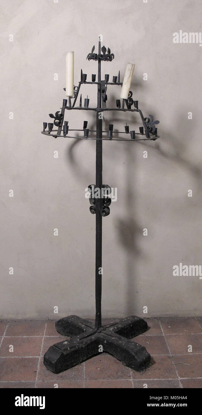 The candelabra displayed at the Metropolitan Museum of Art is a ...