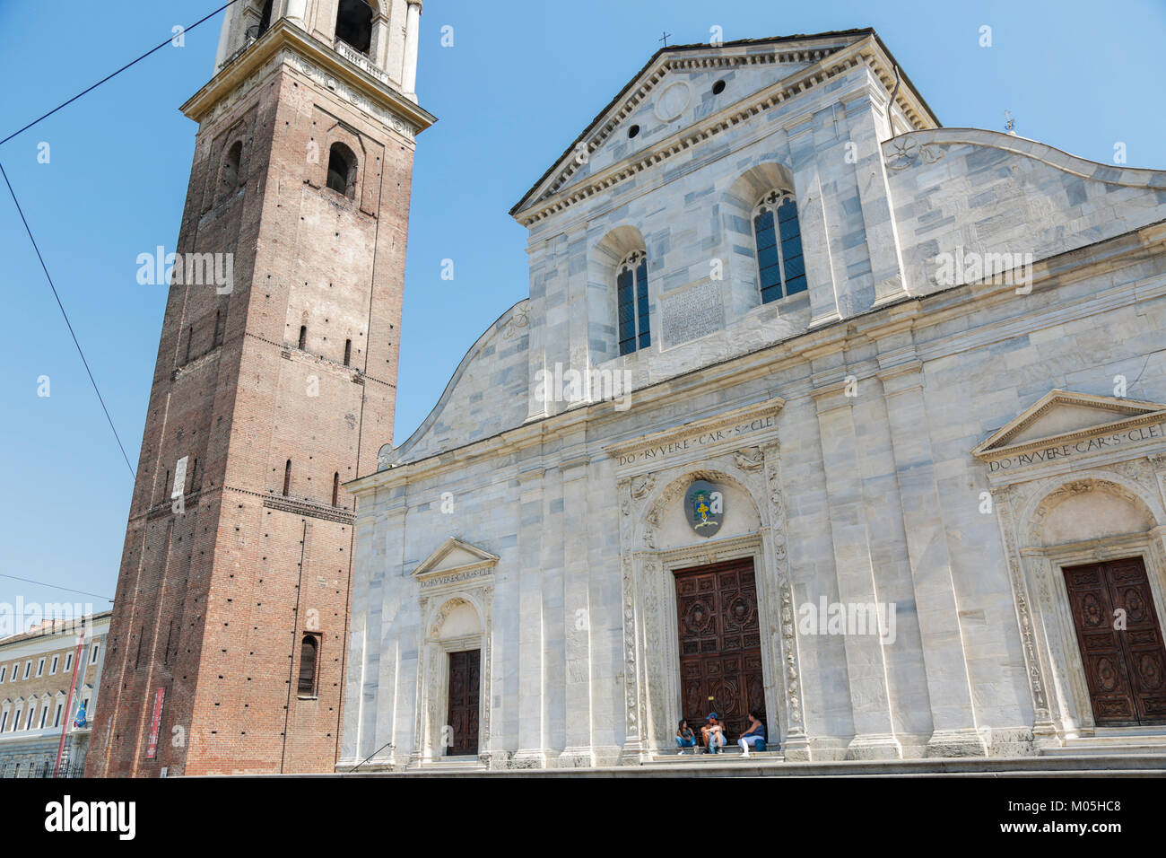 Turin, Italy: historical monuments in the city center such as ...