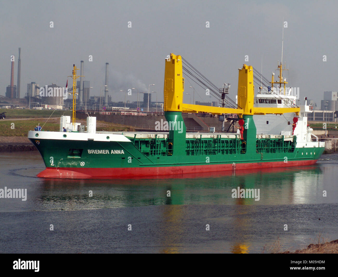 The *Bremer Anna* (IMO 9265665) is a cargo vessel that was photographed ...