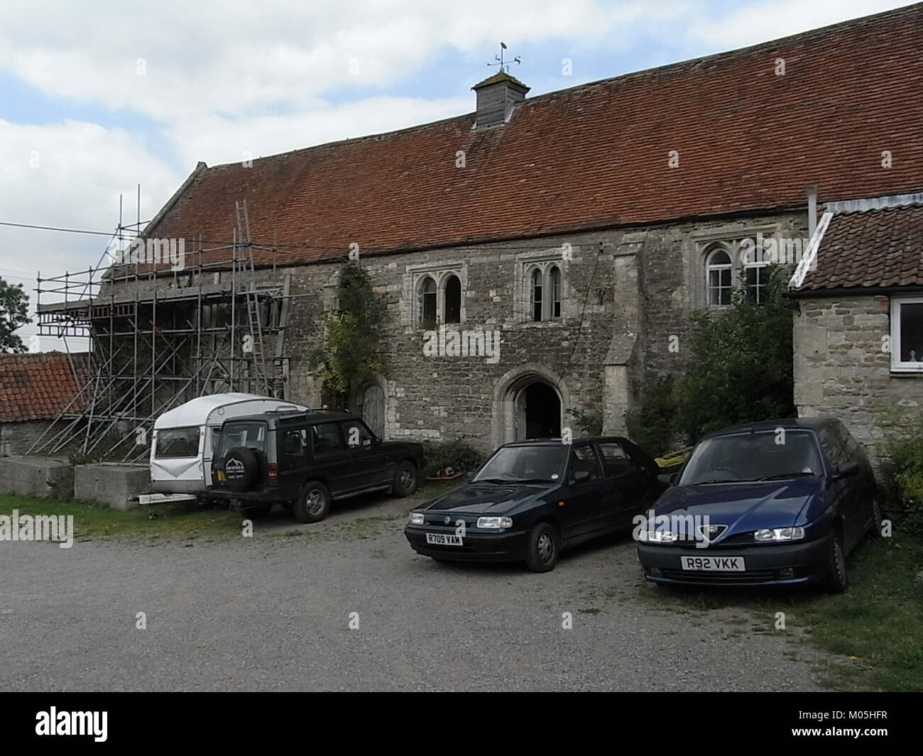 The Medieval Wing of Brook Hall features architectural elements and ...