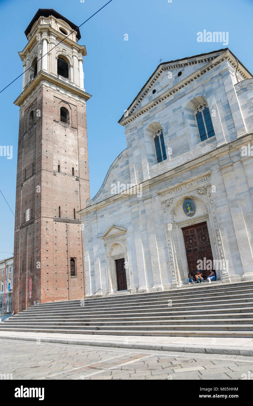 Turin, Italy: historical monuments in the city center such as ...
