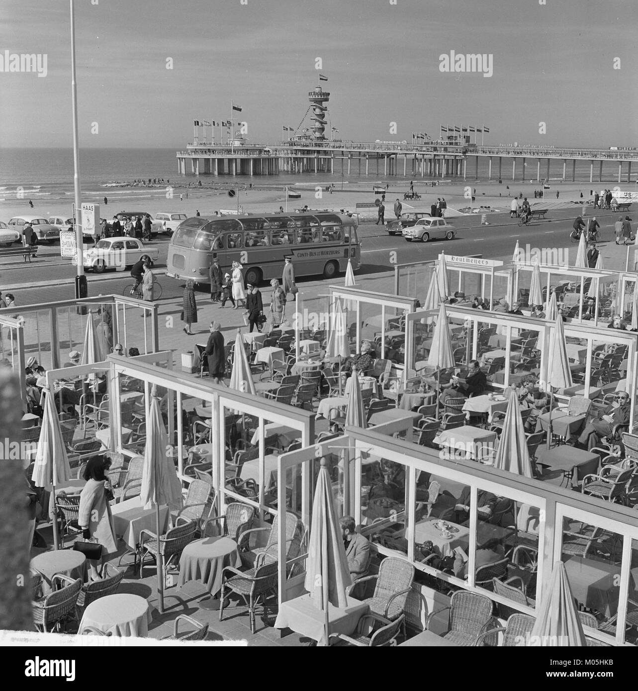 A view of Boulevard te Scheveningen, a popular promenade in ...