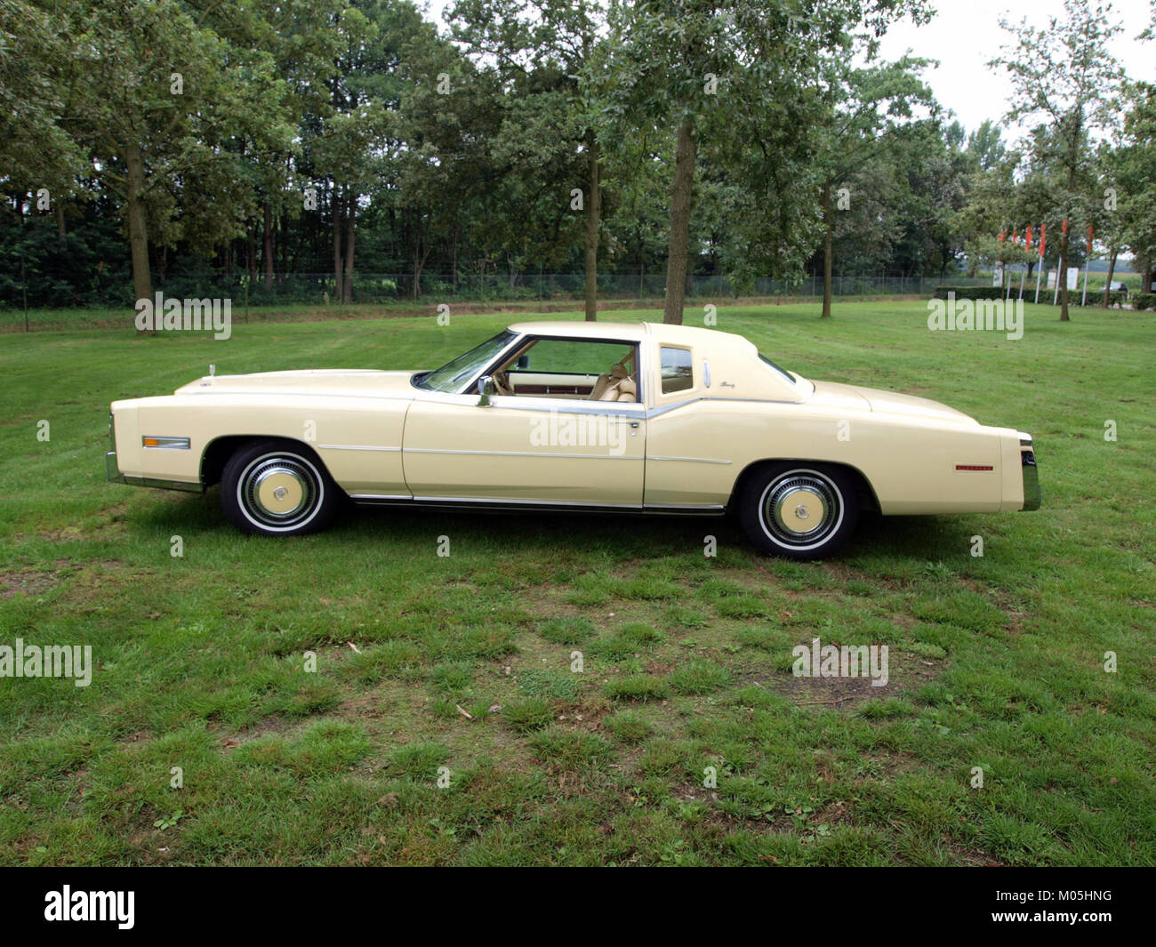 Photograph of a 1978 Cadillac Eldorado displayed at the Autotron museum ...