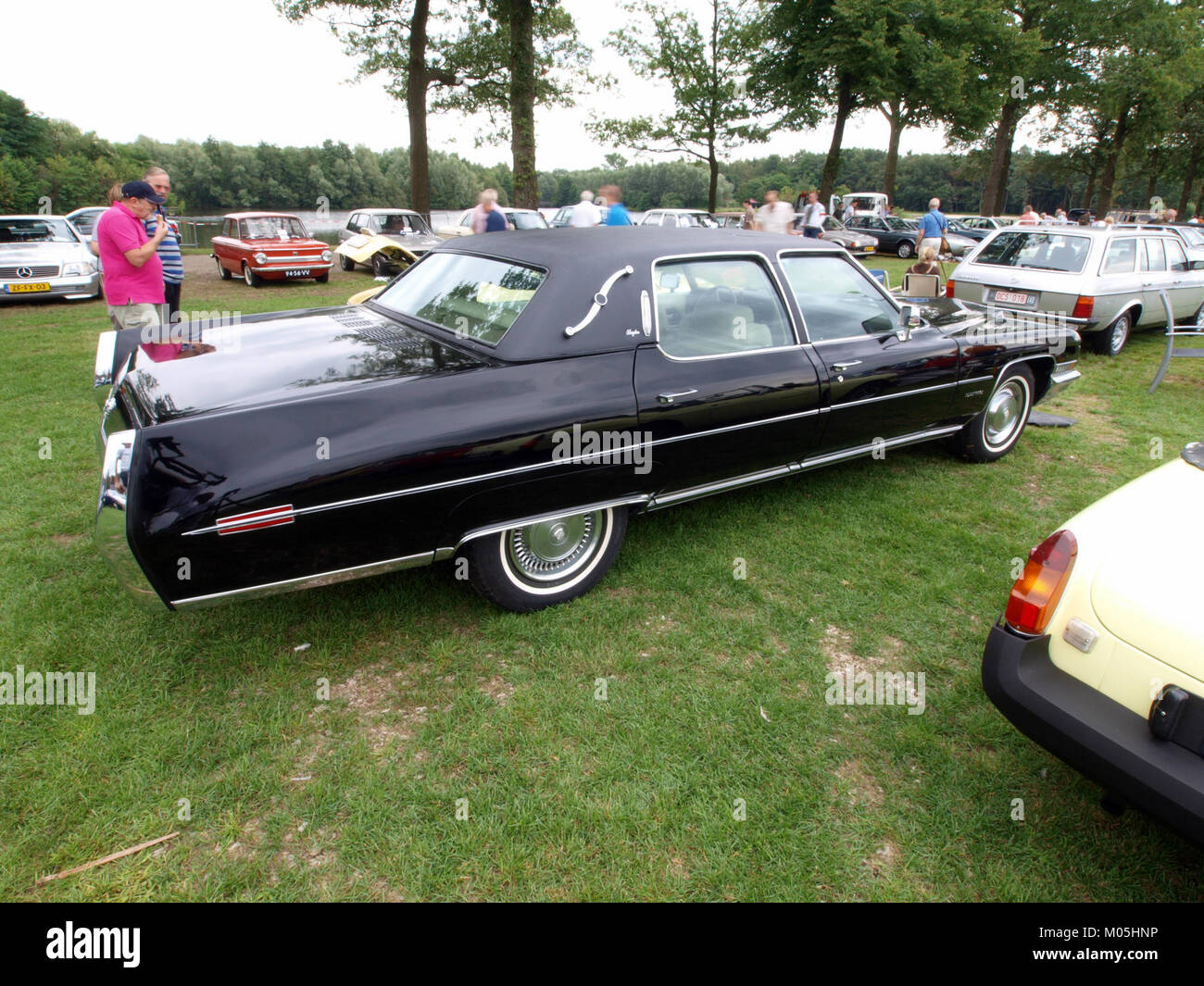 This image depicts a Cadillac Fleetwood, a luxury automobile, with ...