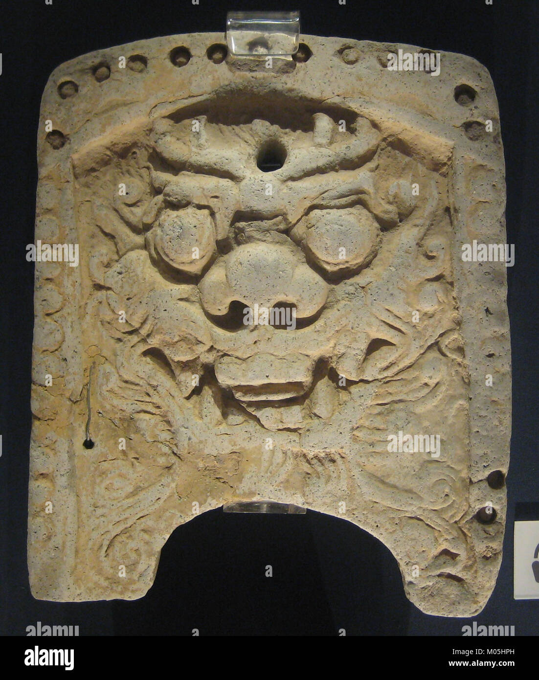 This Korean roof tile, displayed at the British Museum, exemplifies the ...
