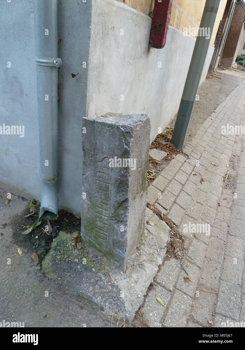 This image depicts the Bruisterbosch Border Post and wayside cross ...