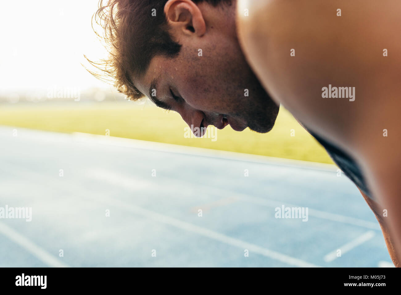 Sweat dripping hi-res stock photography and images - Alamy