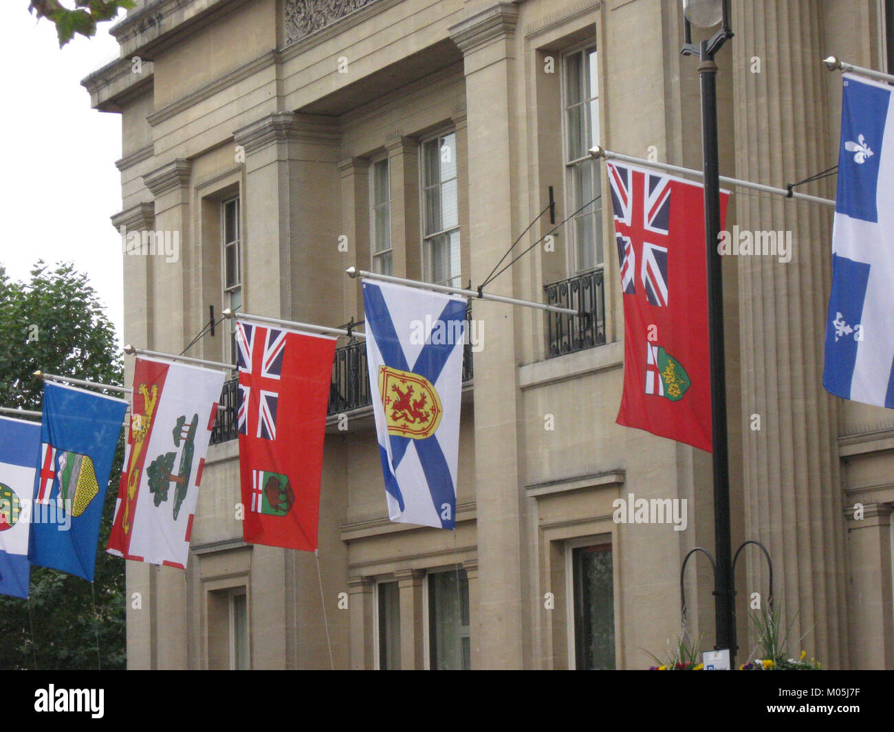 Canada House, located in Trafalgar Square, London, is the headquarters ...