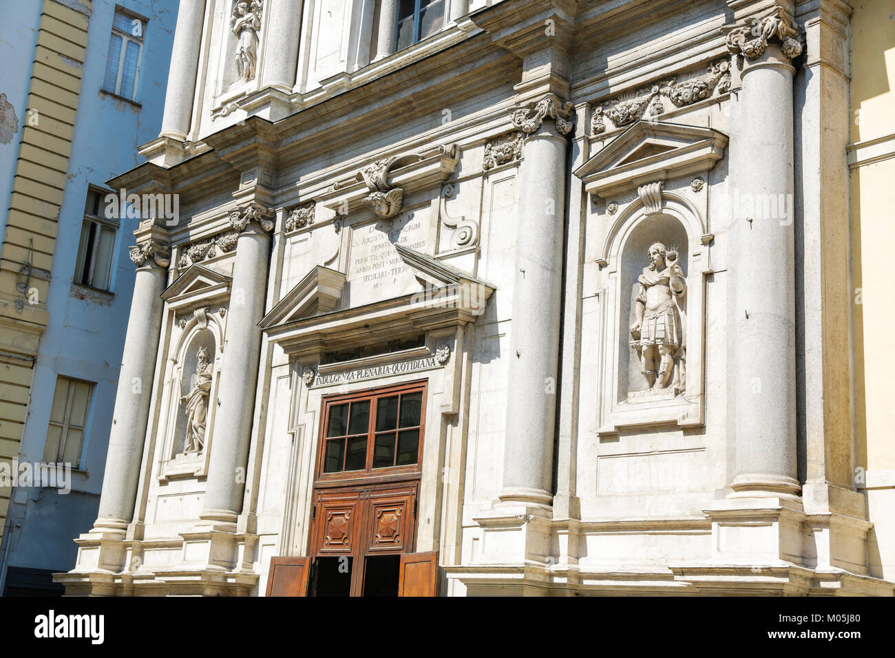 Turin, Italy: historical monuments in the city center such as ...