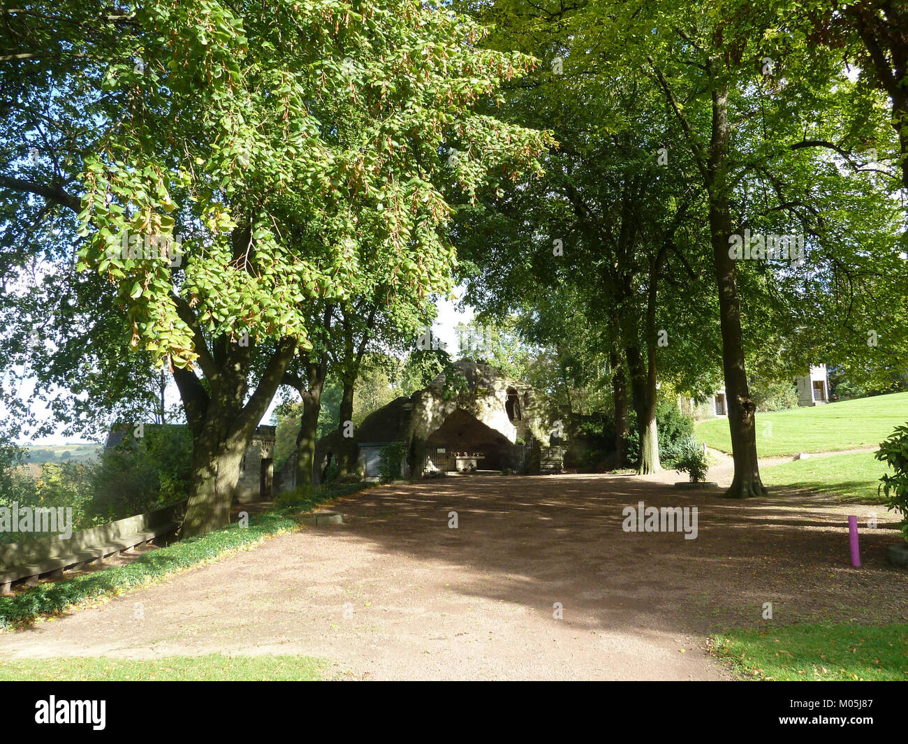A photograph depicting the Kruiswegstaties (Stations of the Cross) in ...