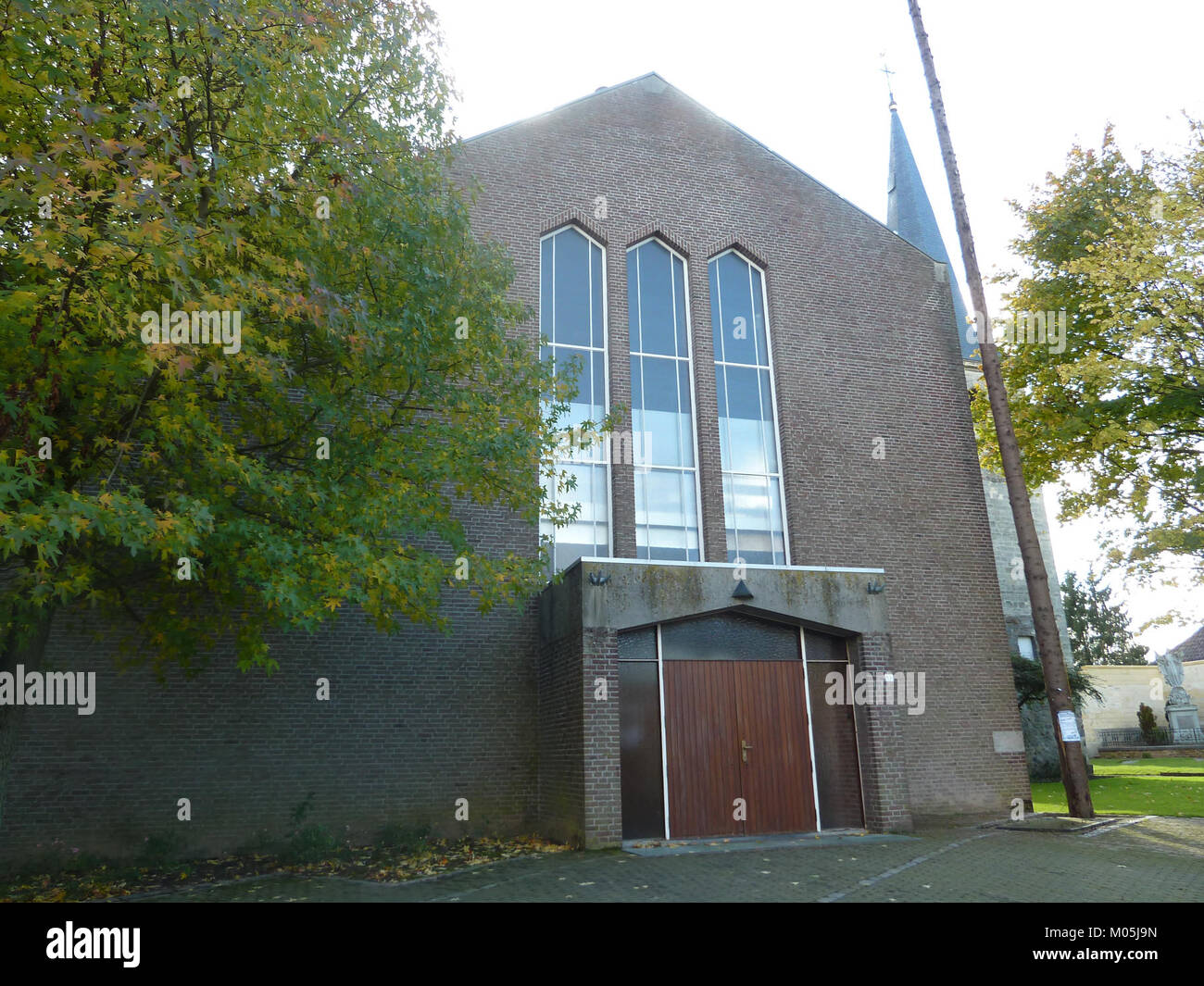 The image showcases the Cadier en Keer Church, located in the ...
