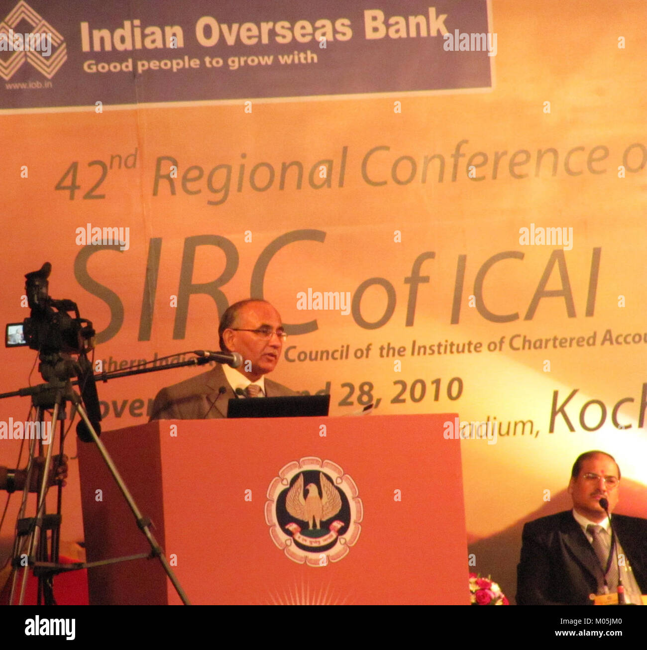 CA. Amarjit Chopra, President of ICAI addressing the delegates at 42nd ...
